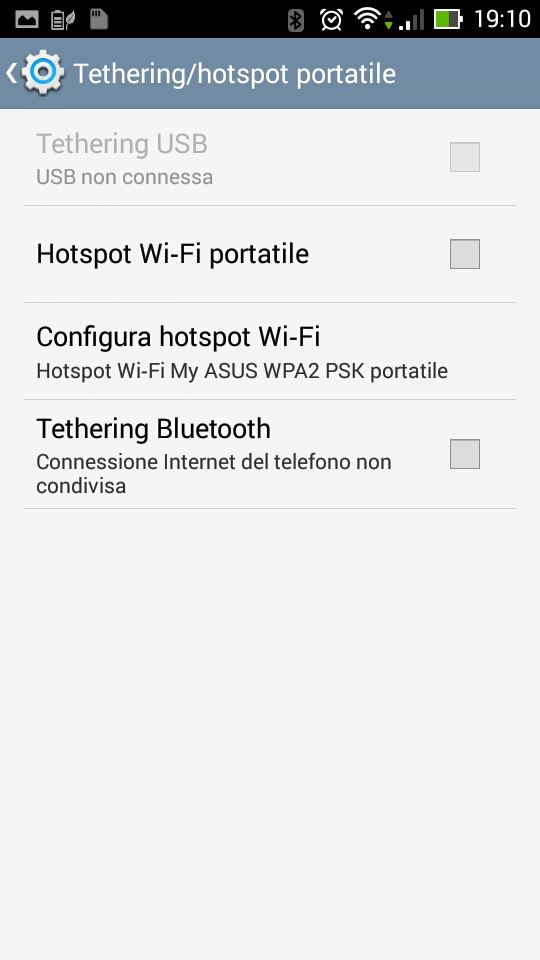 ANDROID: Condividere internet tramite Tethering USB e Hotspot Wi-Fi ...